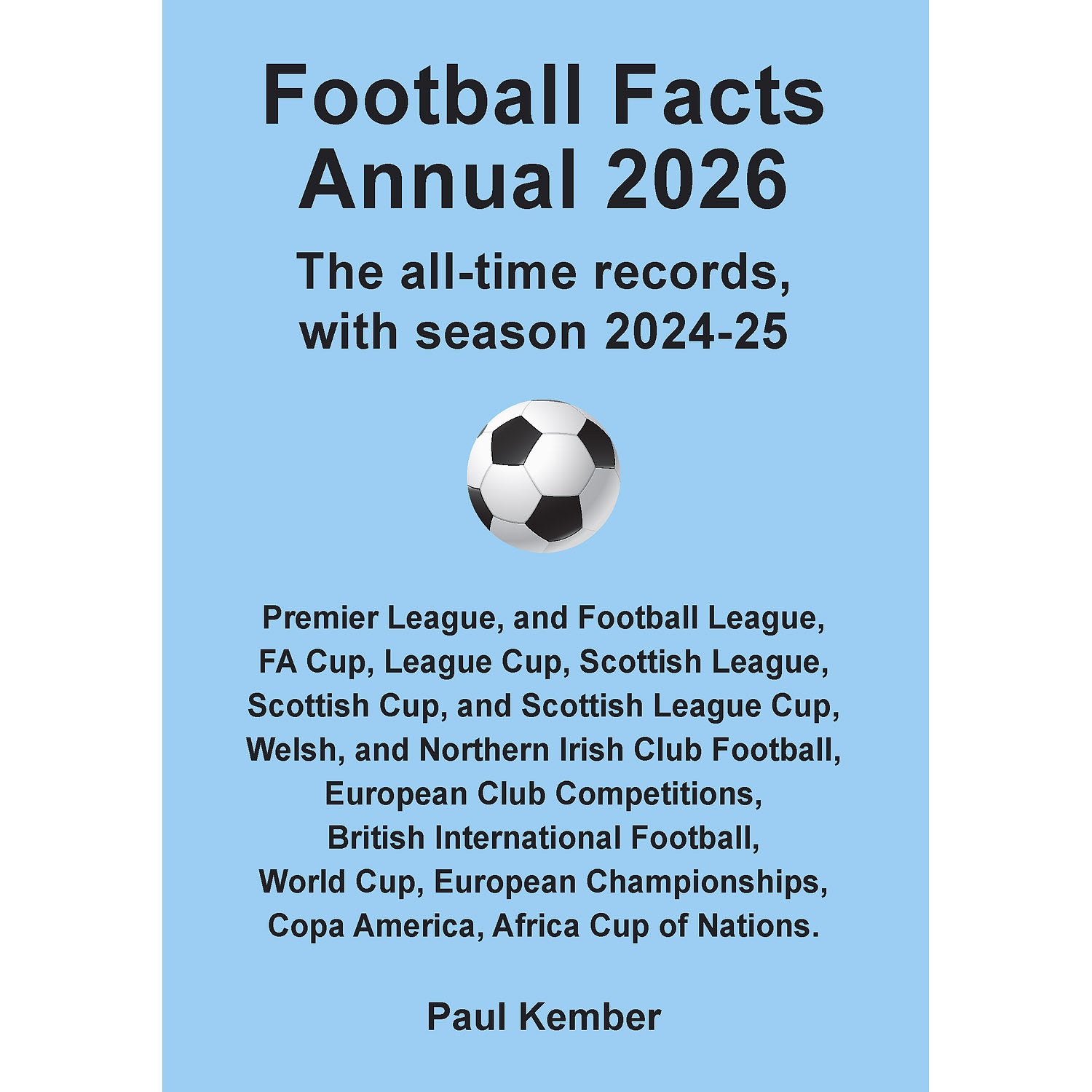 Football Facts Annual 2026 | Soccer Books Limited