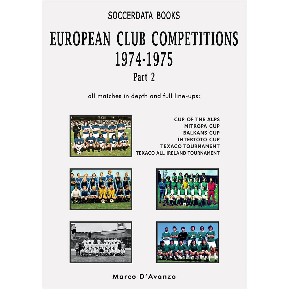 European Club Competitions 1974-1975 – Part 2 | Soccer Books Limited