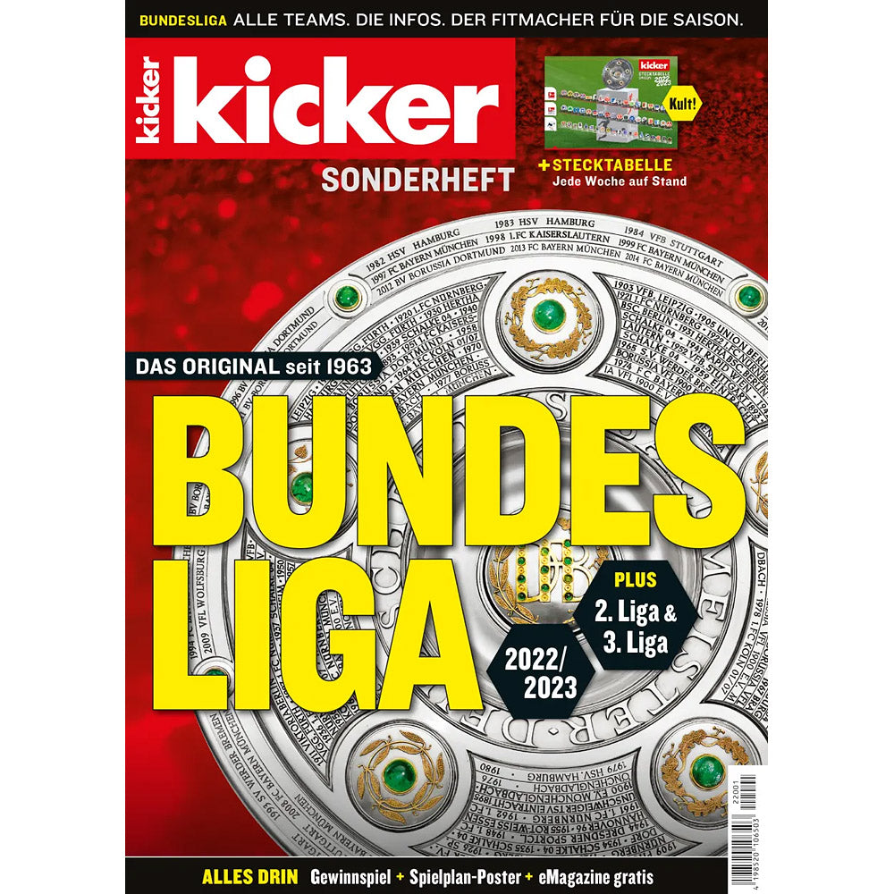 Kicker Sonderheft Bundesliga 2022/2023 (Germany Season Preview ...