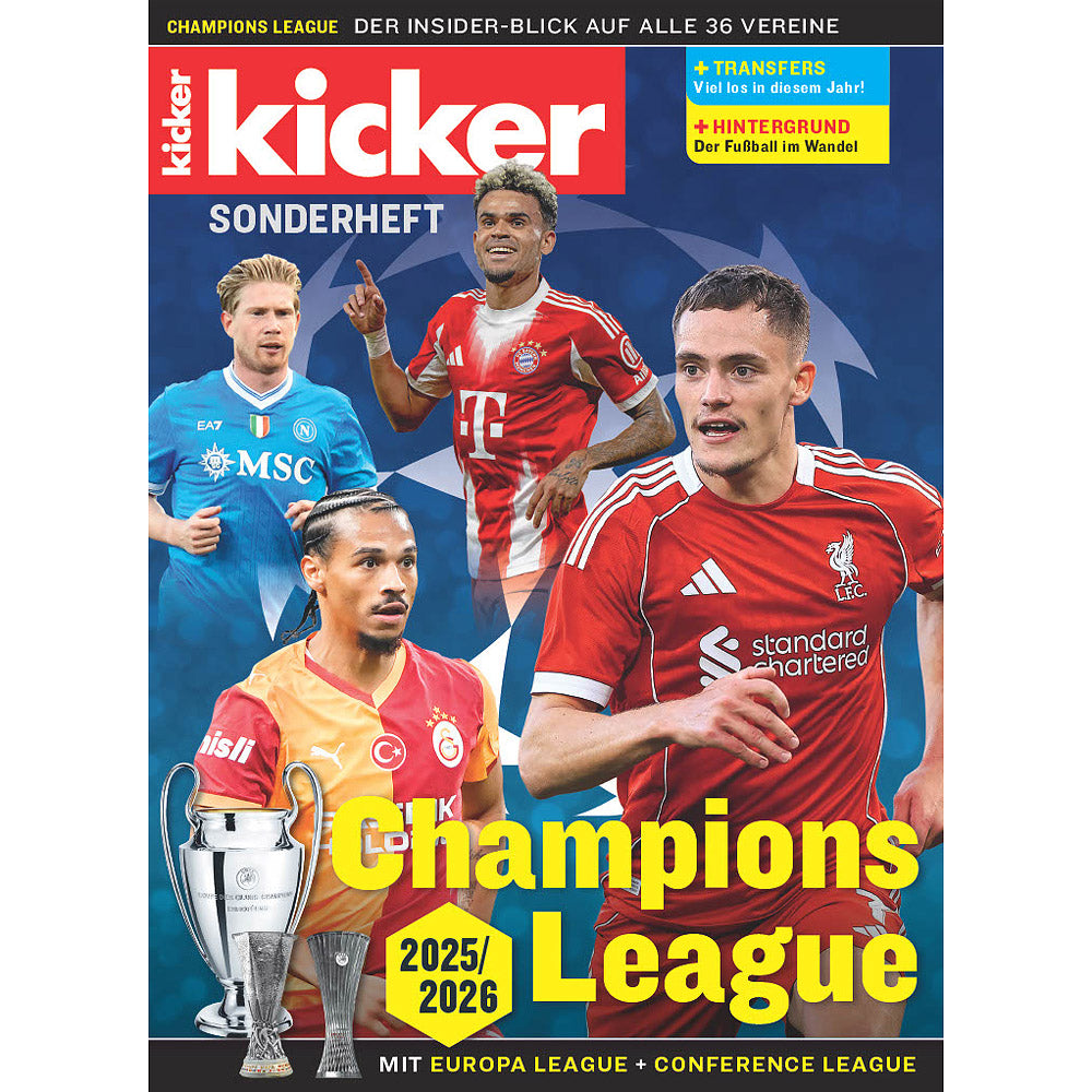 Kicker Sonderheft Champions League 2025/2026 | Soccer Books Limited
