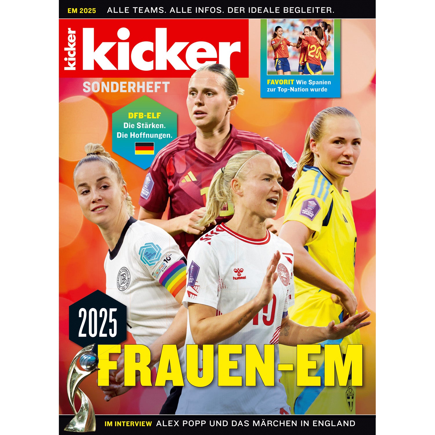 Kicker Sonderheft Frauen-EM 2025 (German Women's Euro 2025 Preview ...