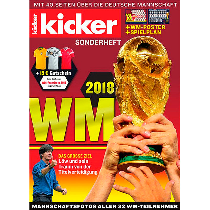 Kicker Sonderheft WM 2018 (German World Cup Preview) | Soccer Books Limited